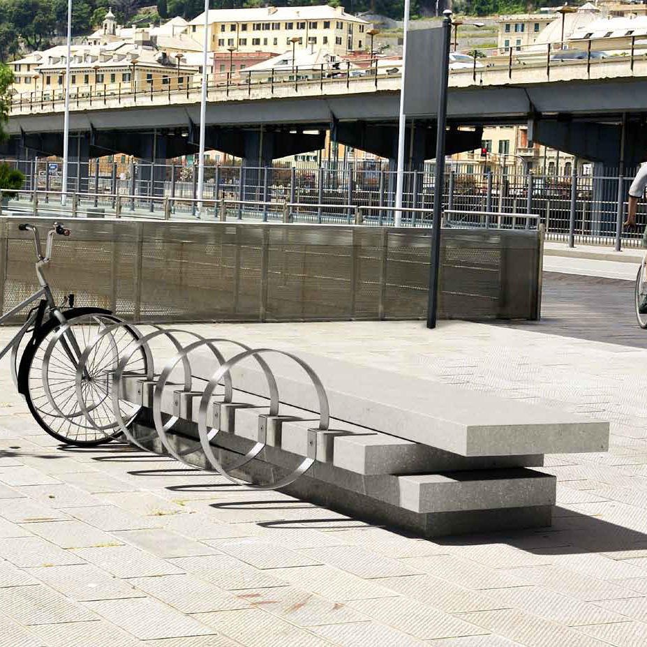 Contemporary public bench - BLOCKX - PREFAC MYWAY - concrete / with ...