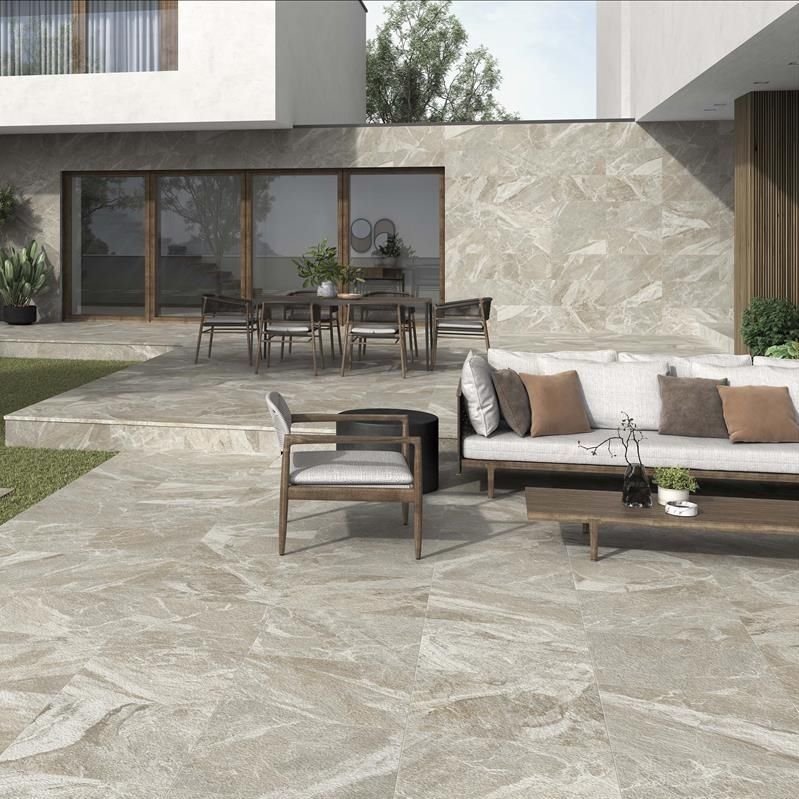 Porcelain stoneware tile - CHANTAL - STN - polished / natural finish ...