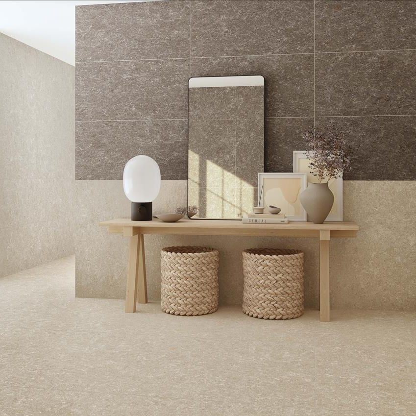 Porcelain stoneware tile - VERITY - STN - matte / pearly finish / indoor