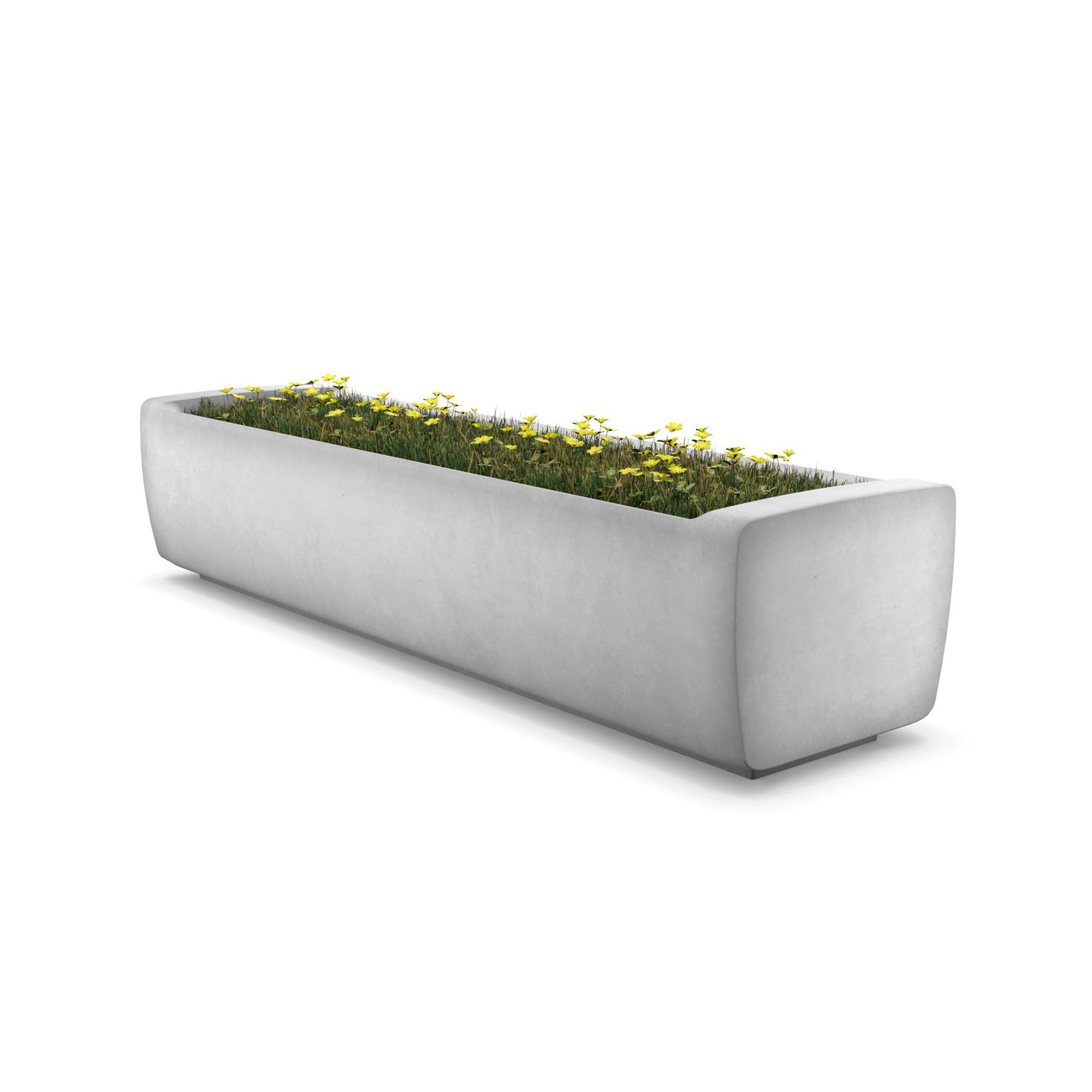 Concrete planter - ZOHAR - Arica Urban - rectangular / contemporary ...