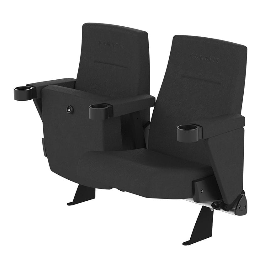 Contemporary Auditorium Seating Clarity Sport Compact Camatic