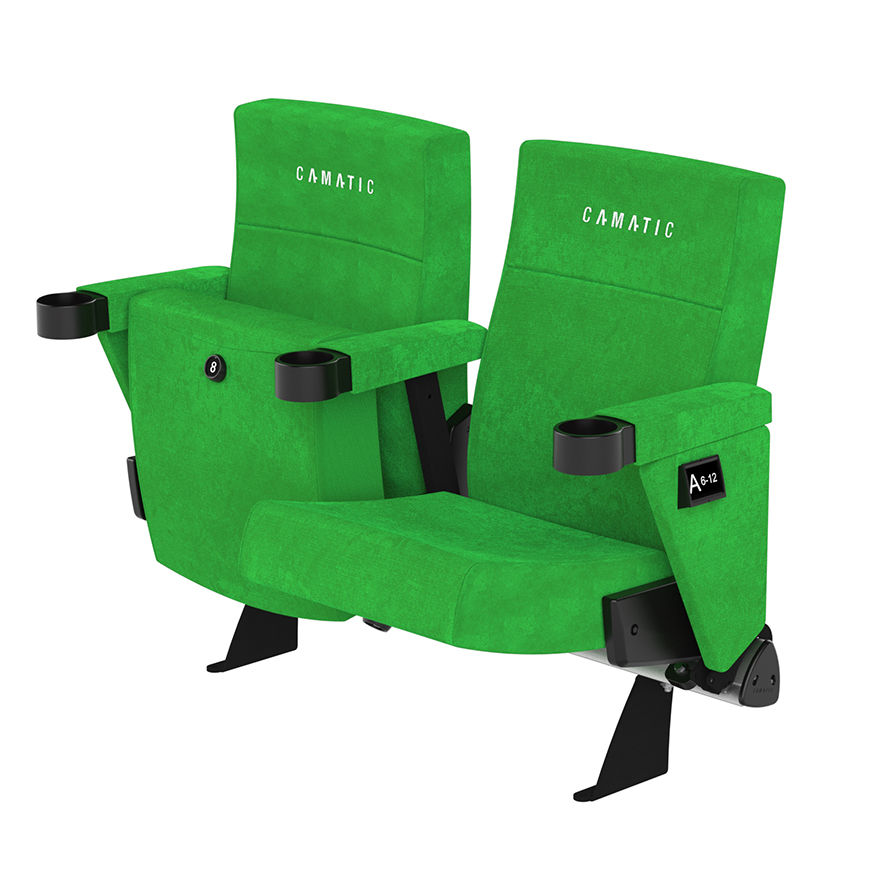 Contemporary auditorium seating - EVOKE COMPACT - Camatic Seating ...