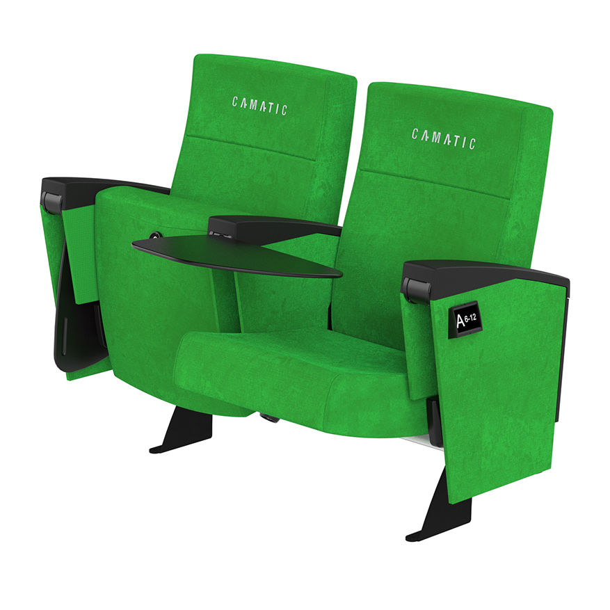 Contemporary auditorium seating - EVOKE JOT - Camatic Seating - leather ...