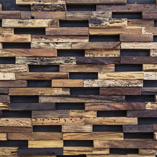 Wooden wall cladding panel - COLORADO - Frevini studio - interior ...