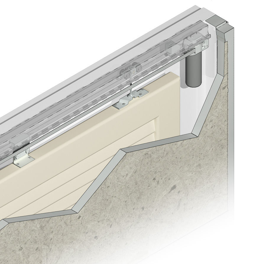 Sliding shutter automation - SL120i - ChiaroScuro Sas - garage door ...