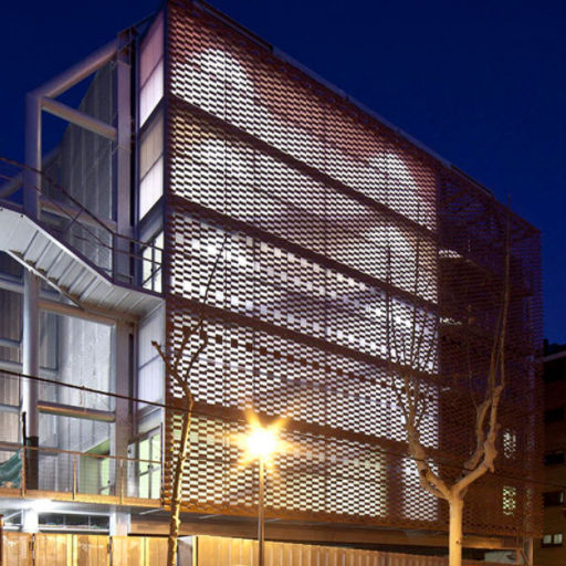 Ceramic solar shading - Flexbrick, SL - for facade / vertical / fixed