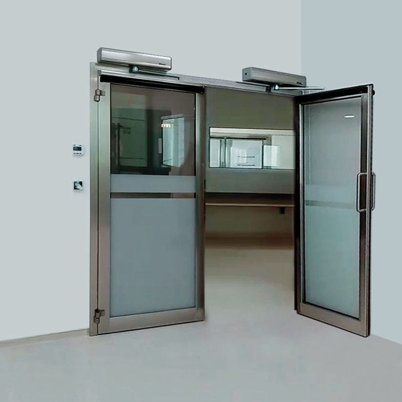 Interior door - H-BAV - Label S.p.A. - aluminum / swing / sliding