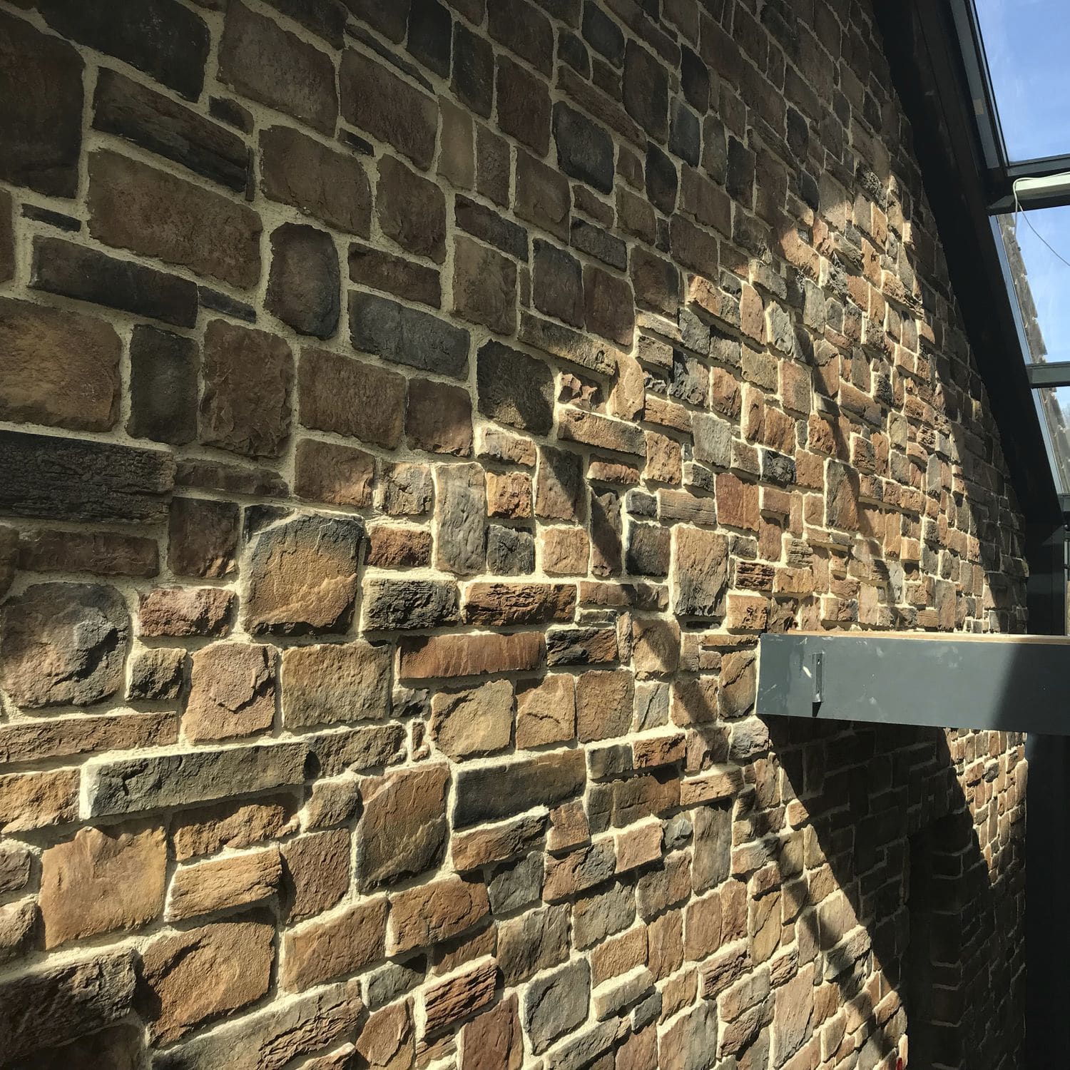 Engineered stone wall cladding - MIX COLORADO - Wild stone - interior ...