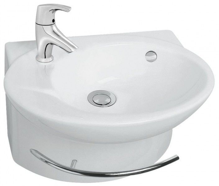 Wall-mounted washbasin - E1337 - JACOB DELAFON - ceramic / with towel ...