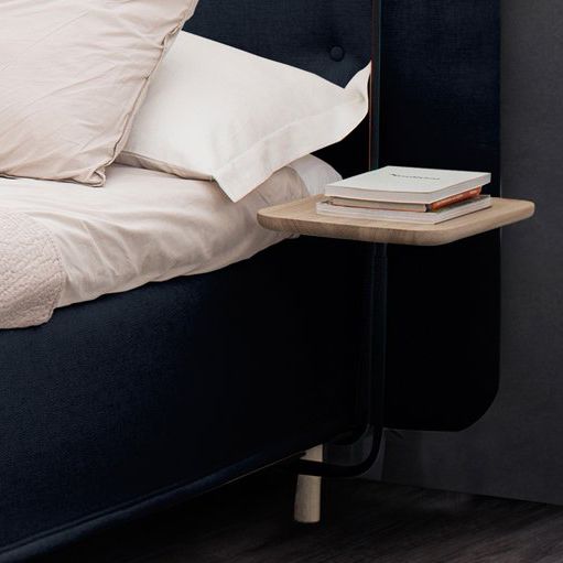 Contemporary bedside table - ADD-ON WHITE WASHED - Jensen - wooden ...