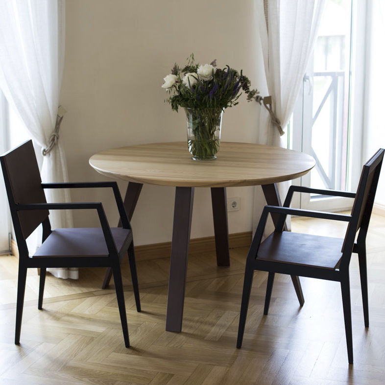 Contemporary dining table - FRIENDS (LARGE) - KD Stripes - ash ...