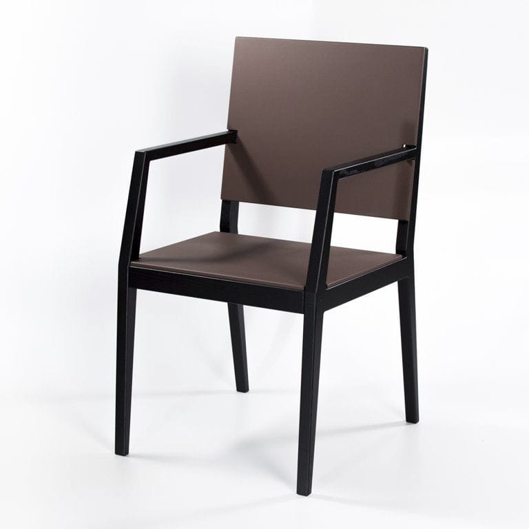 Contemporary chair - MAJESTY - KD Stripes - indoor / ash / plywood