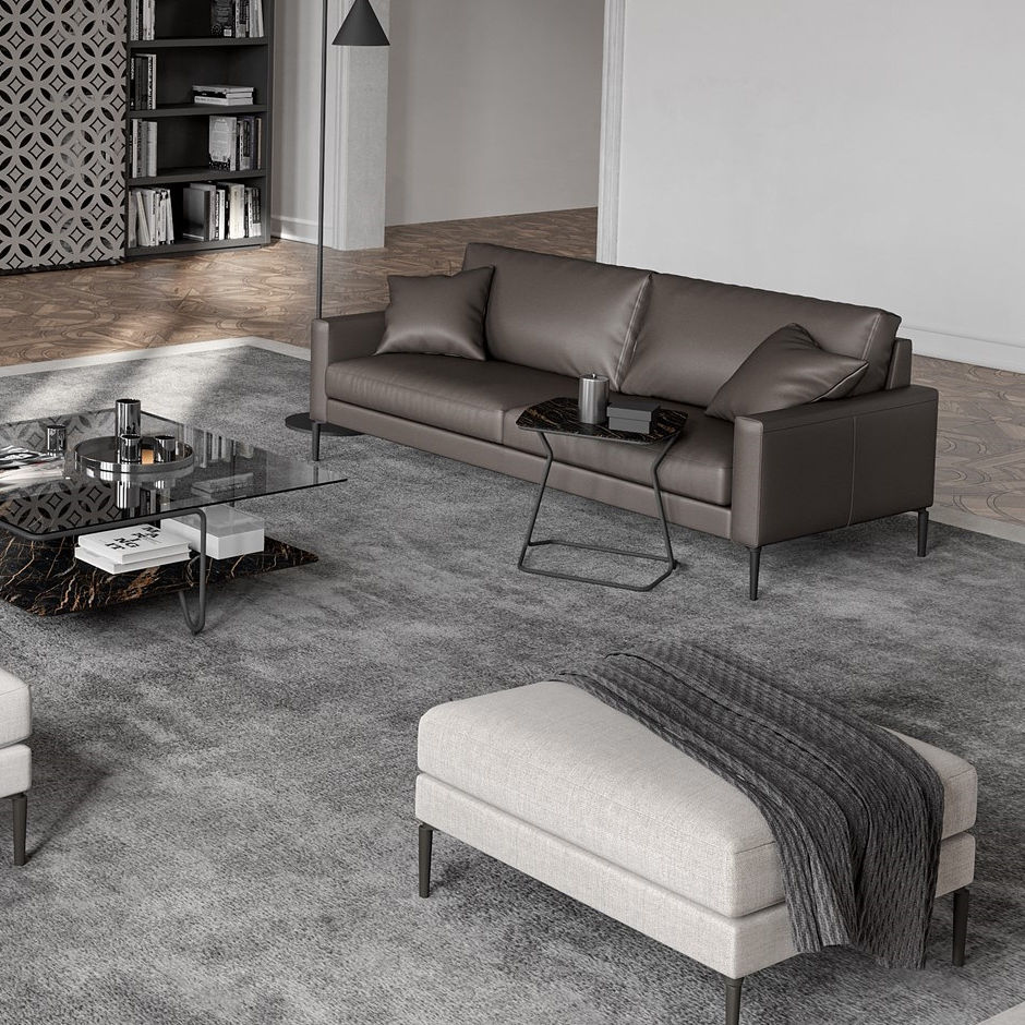 Modular sofa - RITZ - OLTA - corner / contemporary / fabric