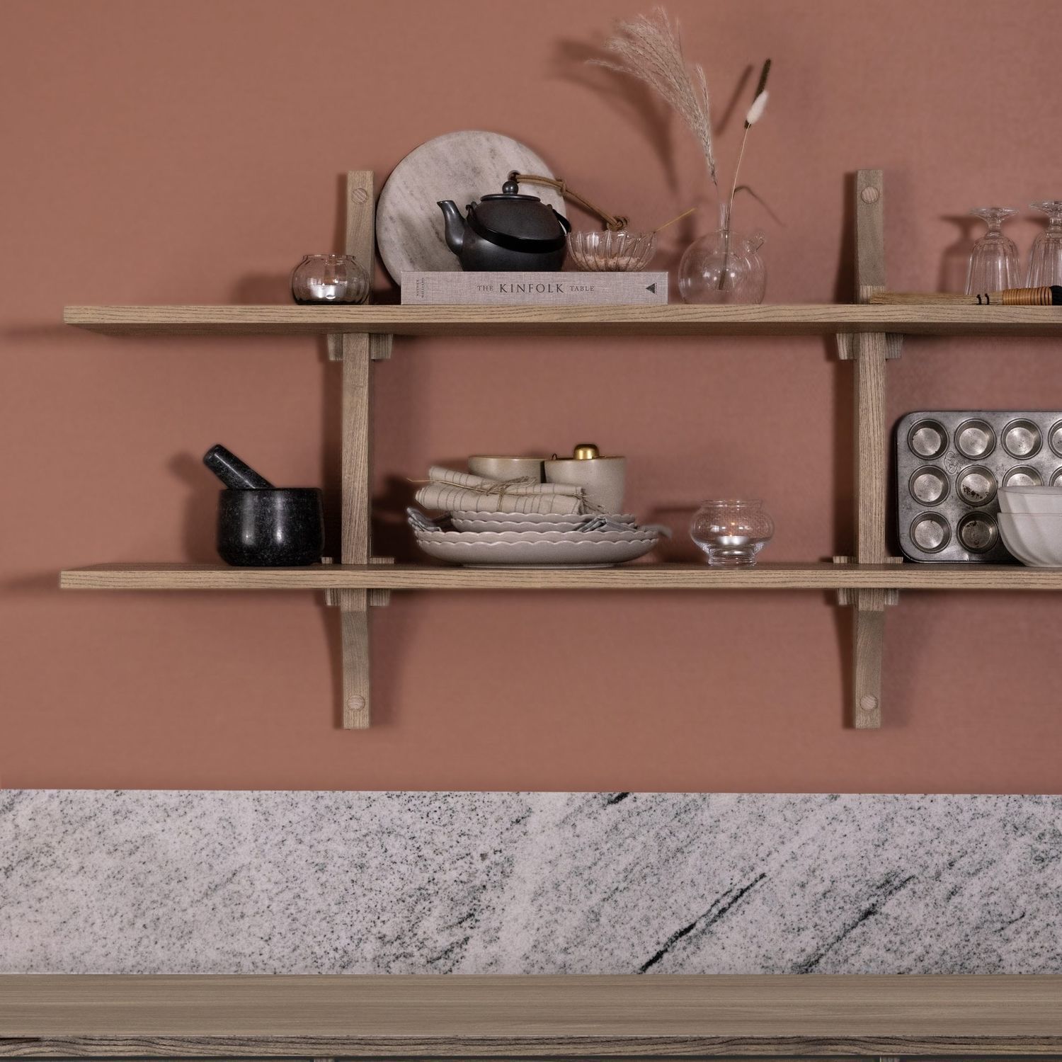 Wall-mounted shelf - OPTIC - Kristensen & Kristensen A/S - contemporary ...