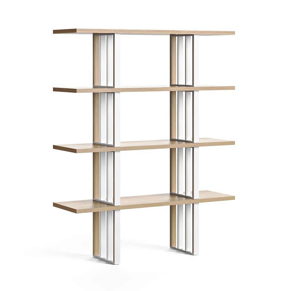Contemporary shelf - GRID.10 - ZEGEN - wooden