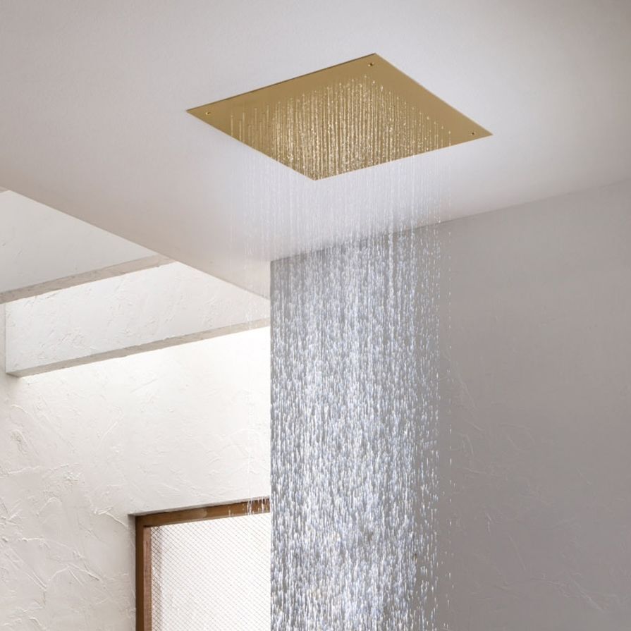 Recessed ceiling shower head - D-RAIN500 - ICÓNICO - square / rain