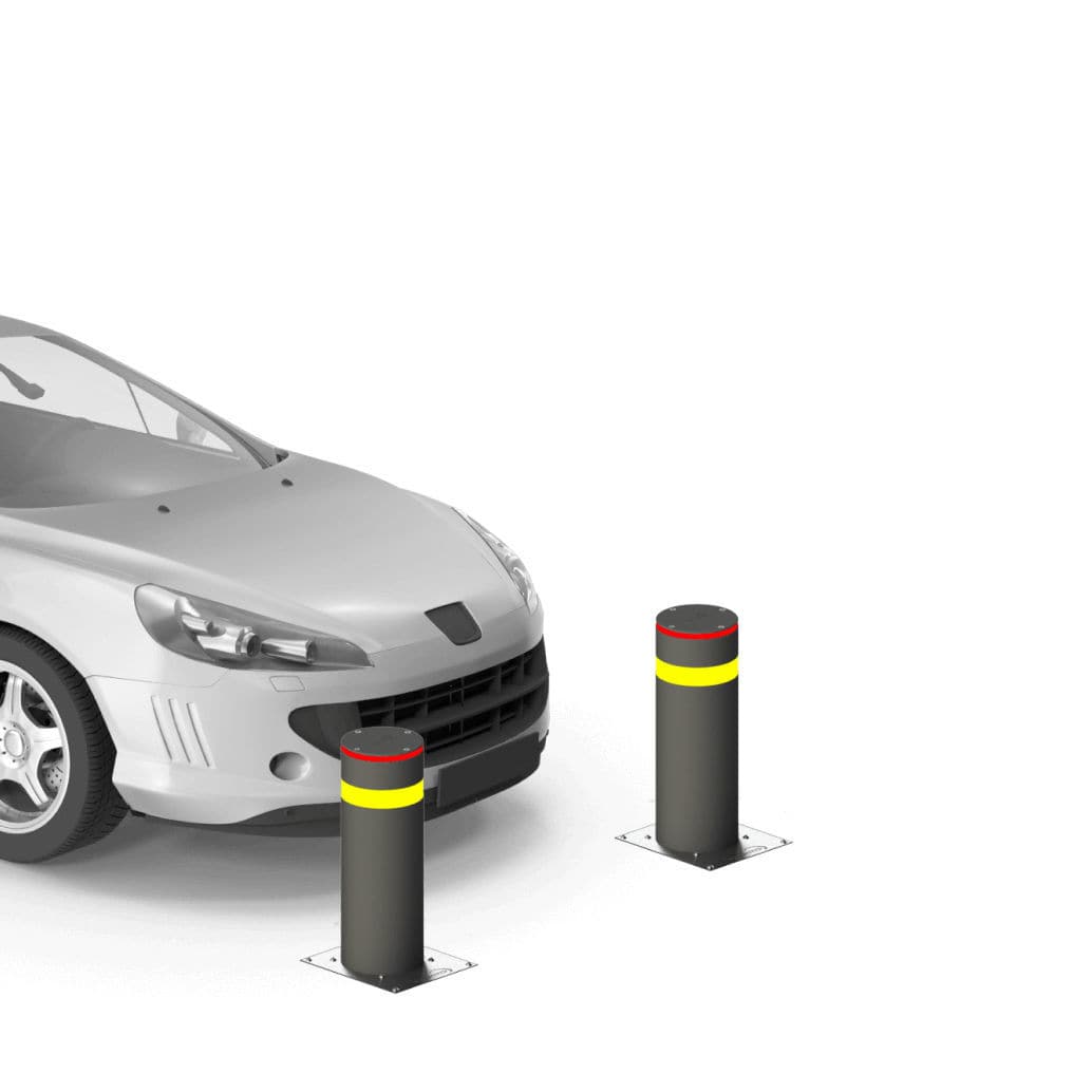 Access control bollard - BECO-R - CITINNOV - stainless steel ...