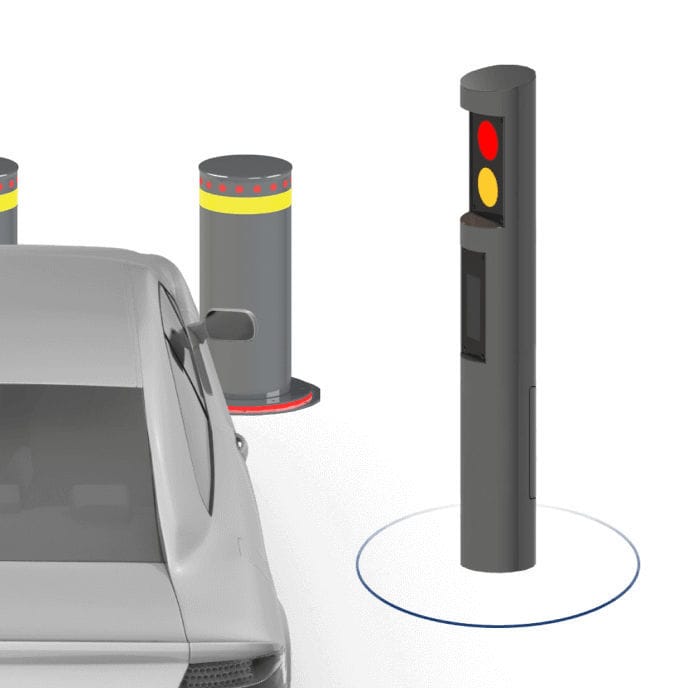 Control totem - CITILIGHT - CITINNOV - for retractable bollards / for ...