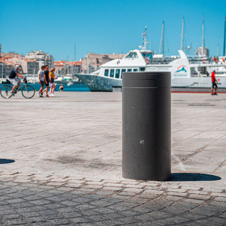 Security bollard - DEFENDOR-80 - CITINNOV - steel / retractable / high ...