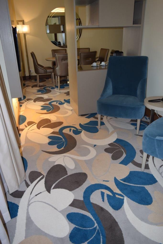 Woven carpet - AXMINSTER - LUSOTUFO - wool / for hotel rooms