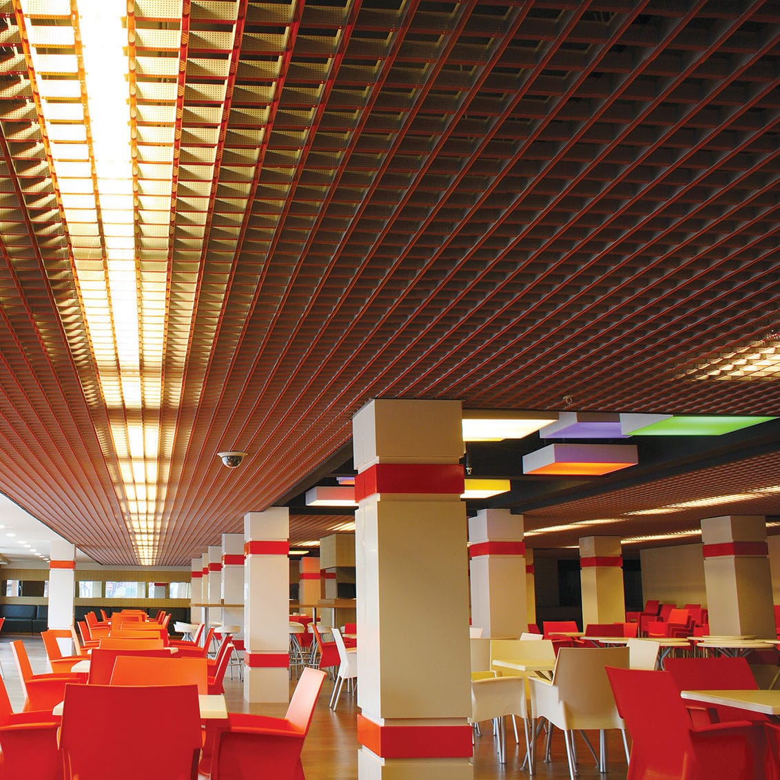 Aluminum suspended ceiling - QUADRO INVERSE - Integra - Interior ...