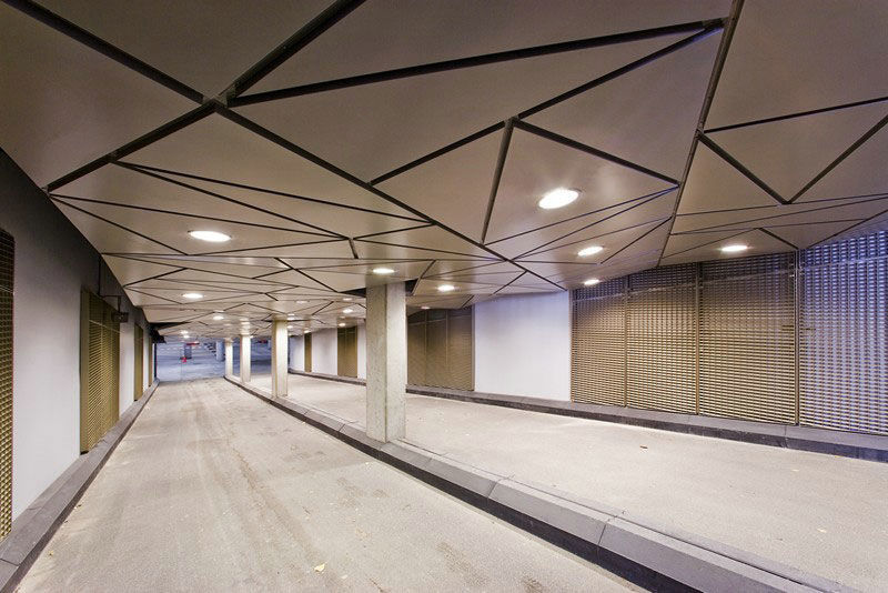 Metal suspended ceiling - SPECIALS - Integra - Interior Systems - tile ...