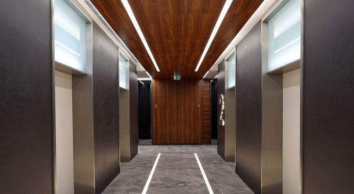 Laminate suspended ceiling - PANEL SYSTEM - Integra - Interior Systems ...