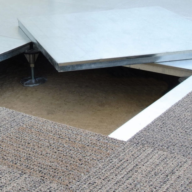 Wooden raised access floor tile - CHIPBOARD CORE - Integra - Interior ...