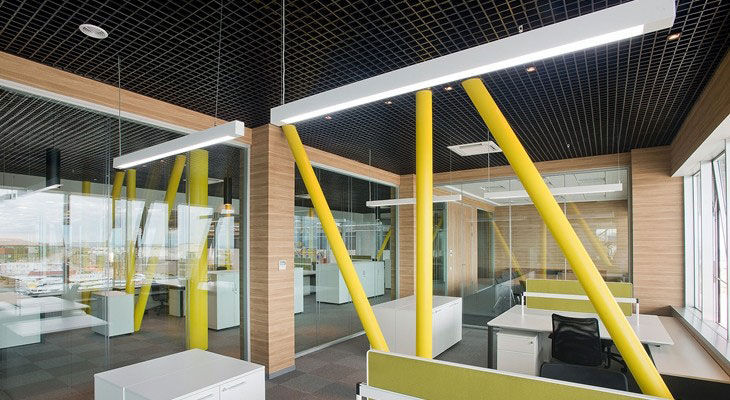 Aluminum suspended ceiling - UNITECH - Integra - Interior Systems ...