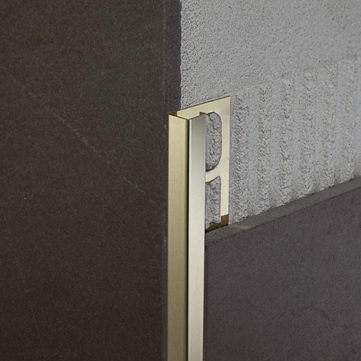 Outside corner edge trim - CERFIX® PROANGLE Q - PROFILPAS - brass ...