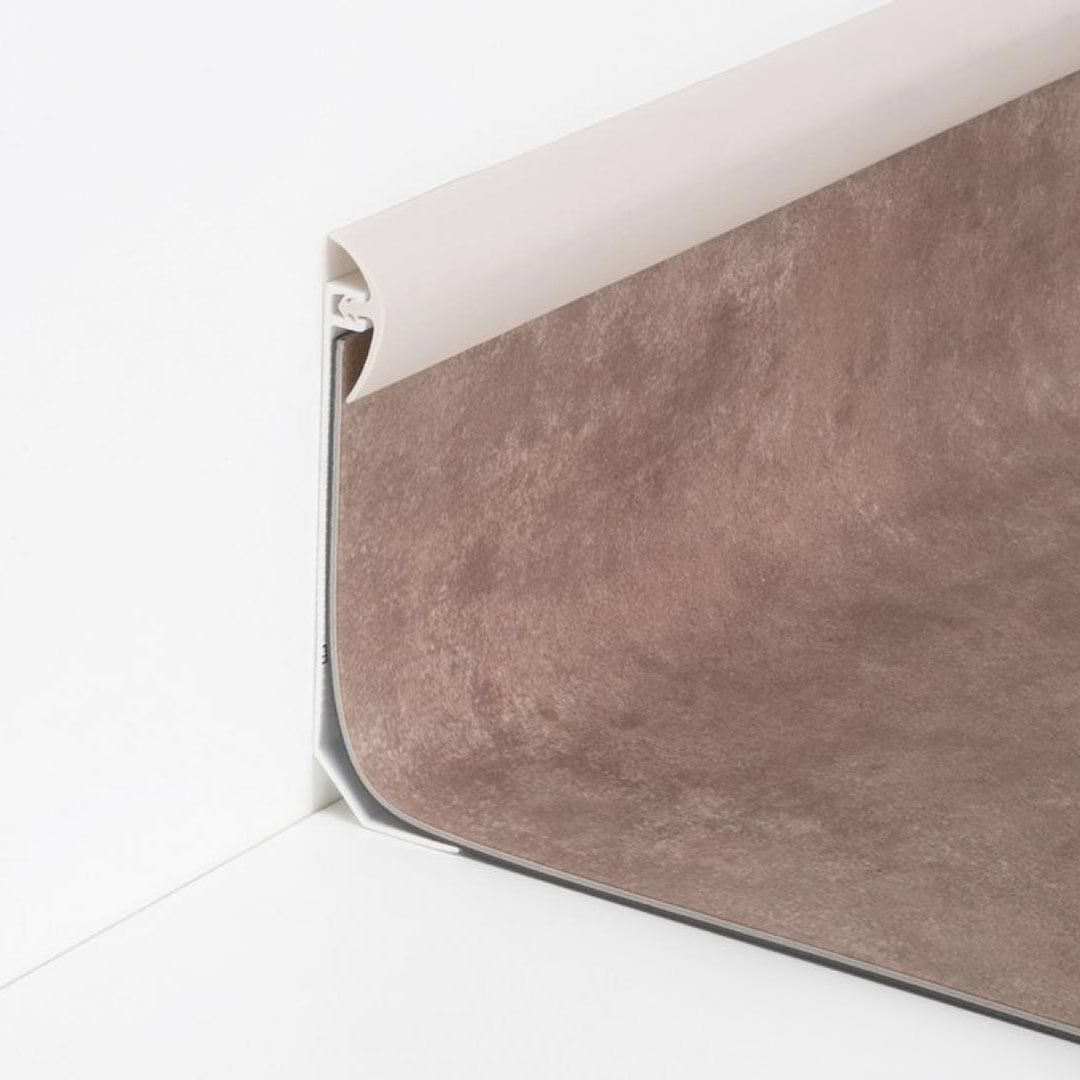 White baseboard - LINE 148-172-173 - PROFILPAS - beige / PVC / corner