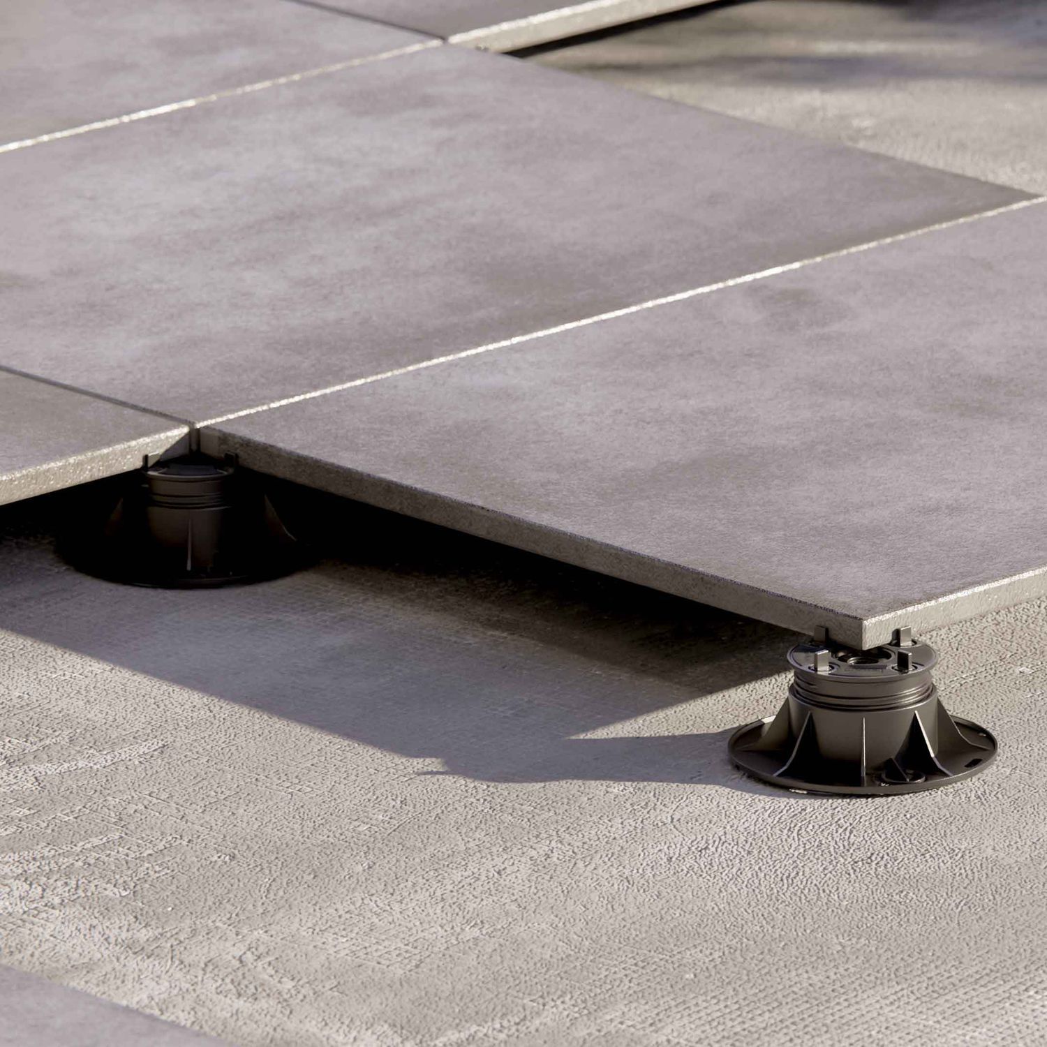 PP raised floor pedestal - PP LEVEL DUO MAXI FIX - PROFILPAS - outdoor ...