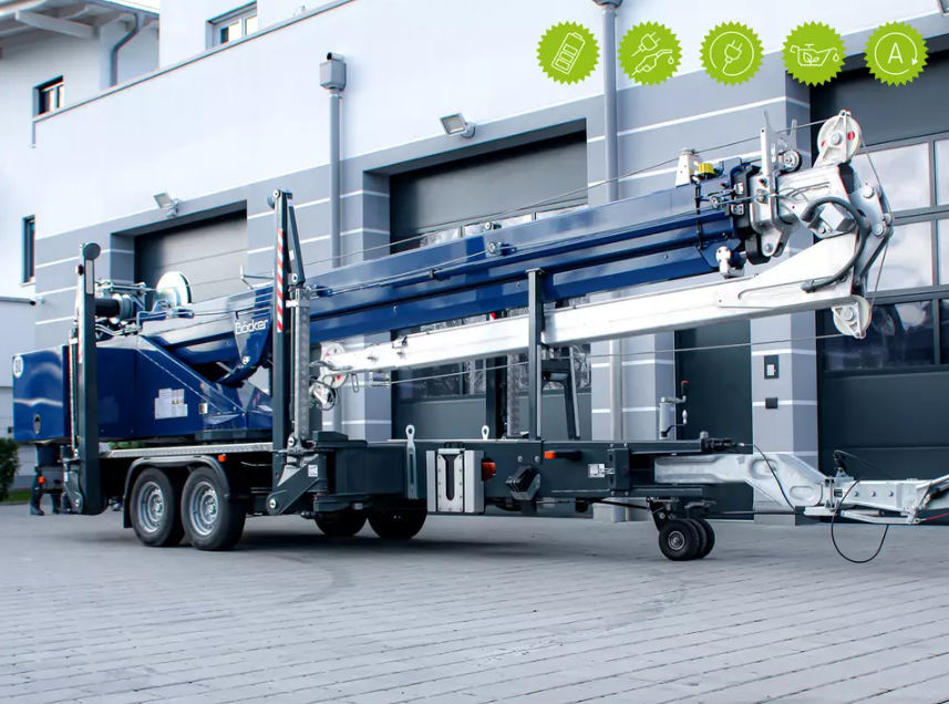 Telescopic crane - AHK 30 KS - Böcker Maschinenwerke GmbH - luffing jib / hydraulic / mobile