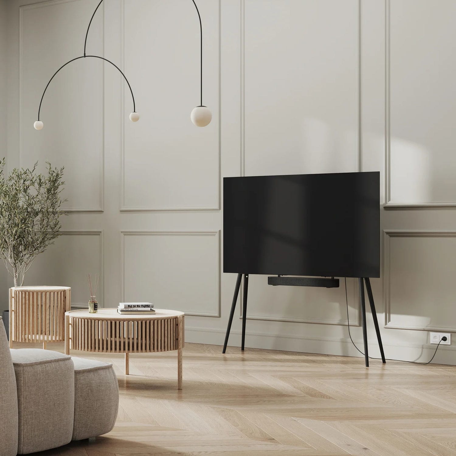 Contemporary TV stand - XL / YakiSugi - Esthete LLC - oak / home / 200 ...