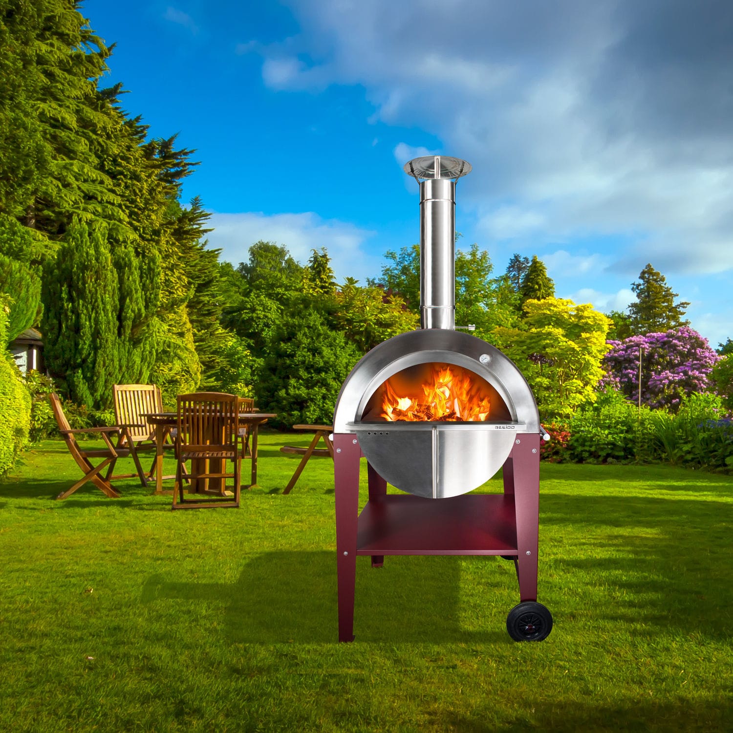 Wood-burning oven - JUNIOR CHEF - BELLIDO Manufacturas Metálicas, S.L ...