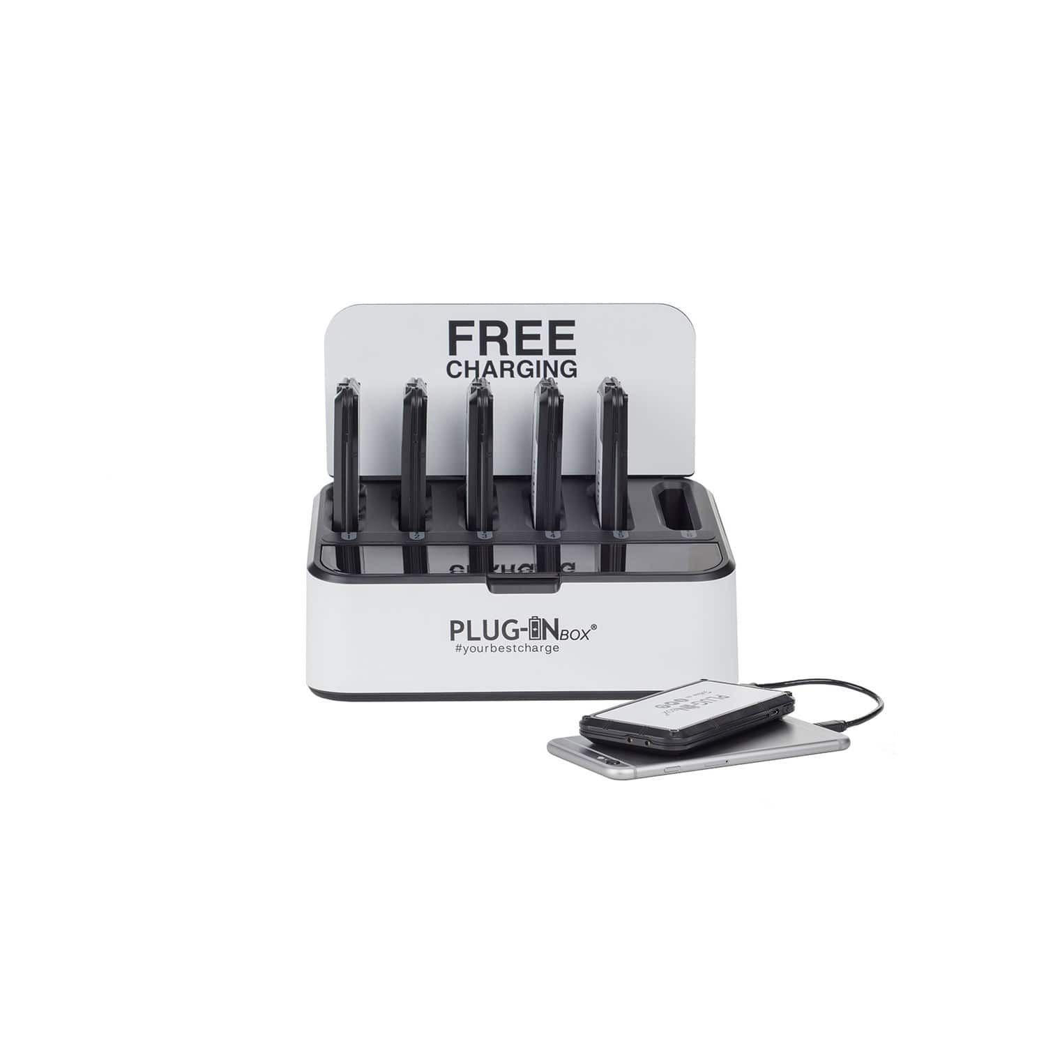 Mobile phone charging station - BARS - Plug-in mobile srl