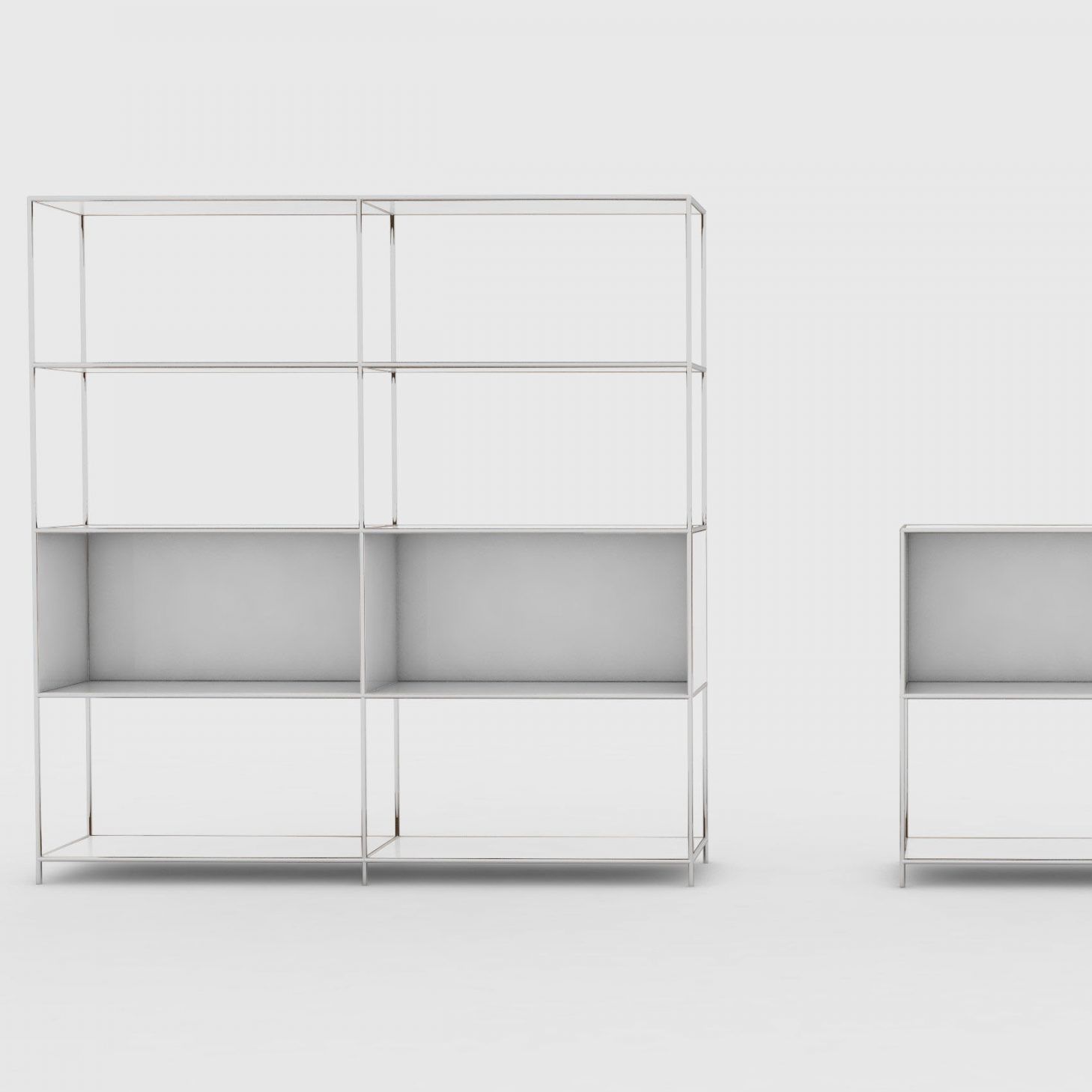 Modular shelf - aamco - contemporary / oak / walnut