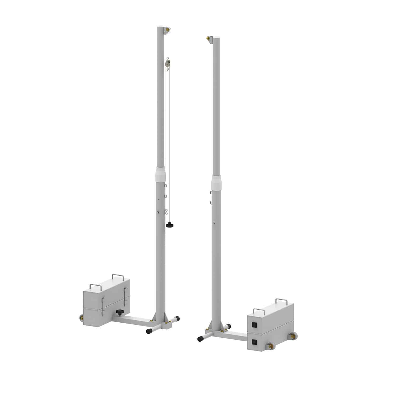 Mobile volleyball post - S30052 - SODEX SPORT - galvanized steel ...