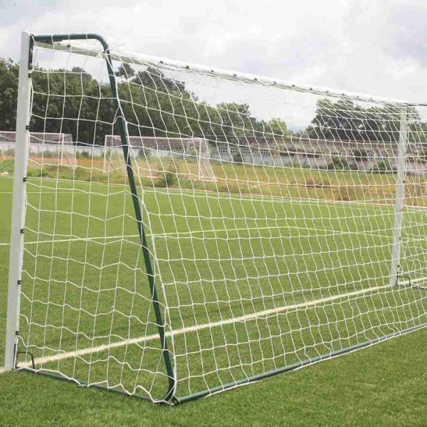 HDPE football net - S12762 - SODEX SPORT - green / trapezoidal / square ...