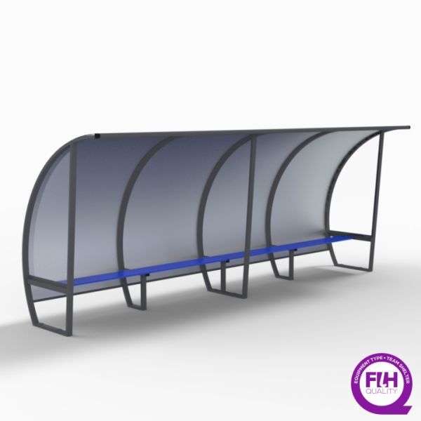 10 person team shelter - S11650G - SODEX SPORT - aluminum / PVC / gray