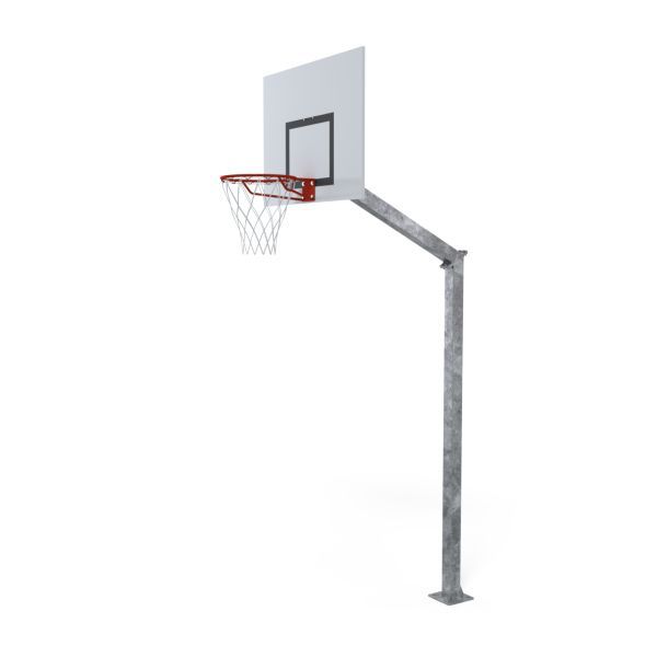Outdoor basketball hoop - S14025GC - SODEX SPORT - base plate fixed ...