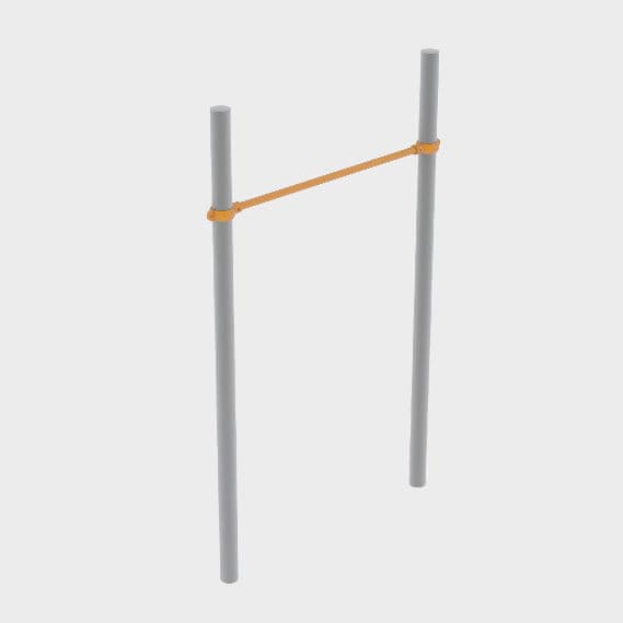Galvanised steel pull-up bar - DOMINADAS - Novatilu - outdoor / for ...