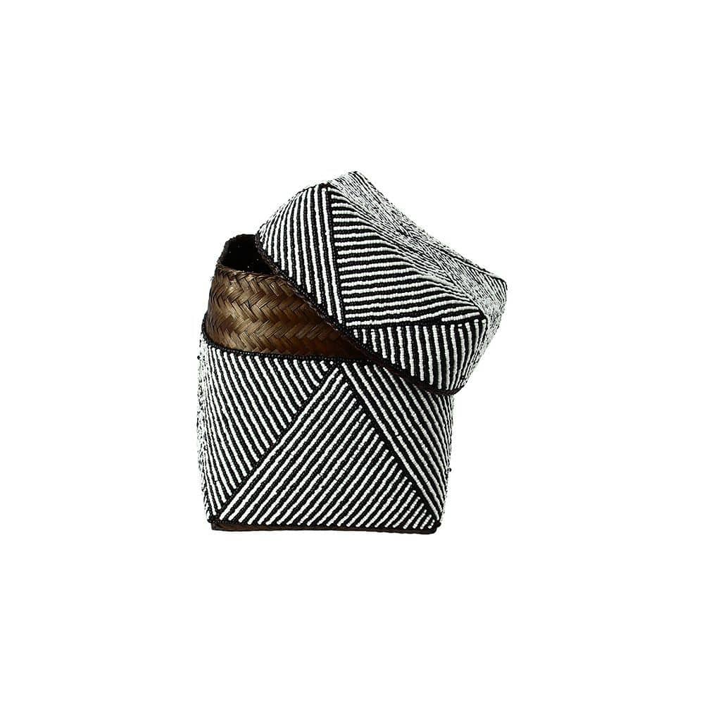 Bamboo fiber storage box - BRAHMÂ: 002015 - CFOC - with lid