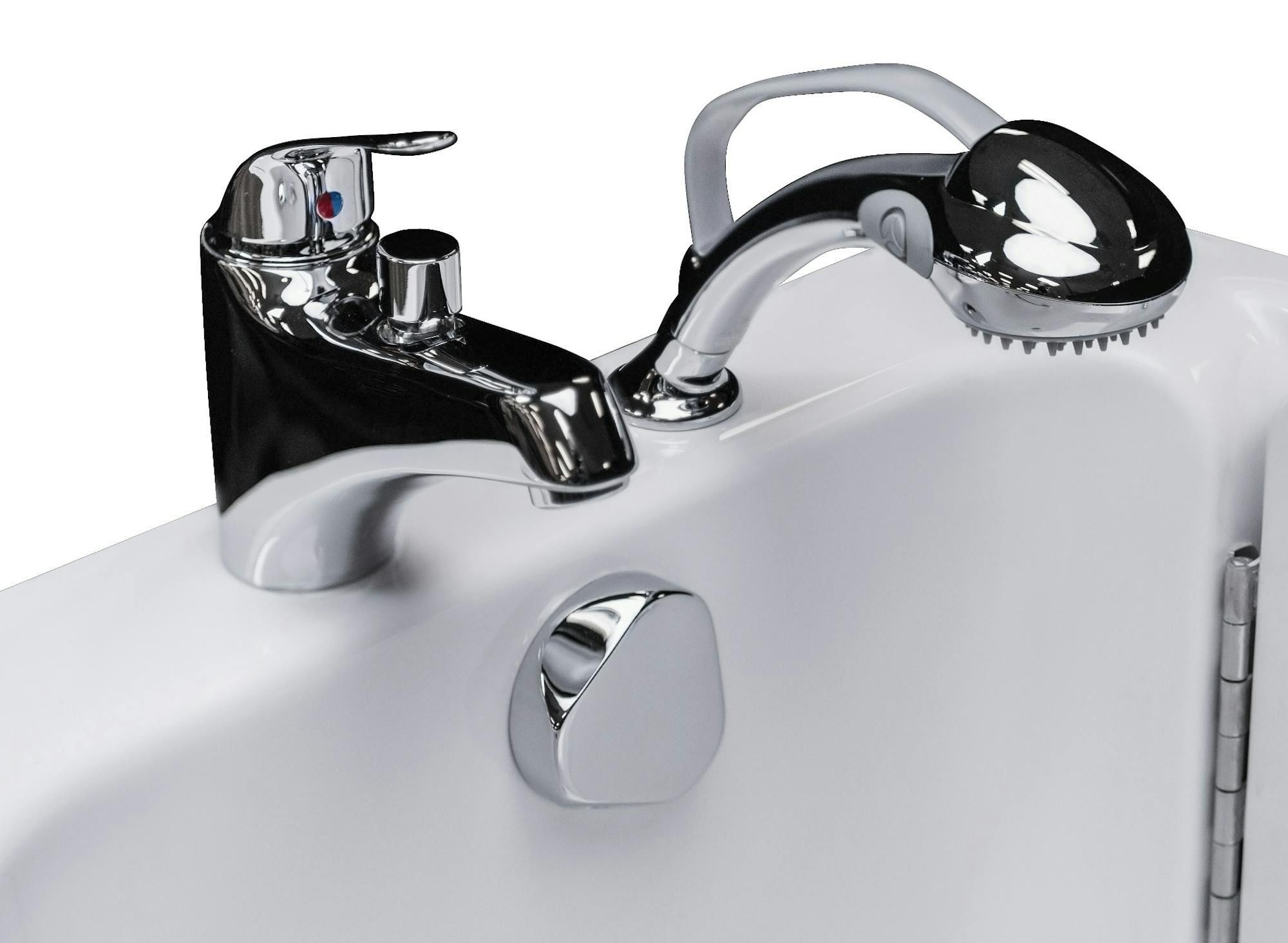 Bathtub mixer tap - FAST-FILL™ - JACUZZI - countertop / chromed metal ...