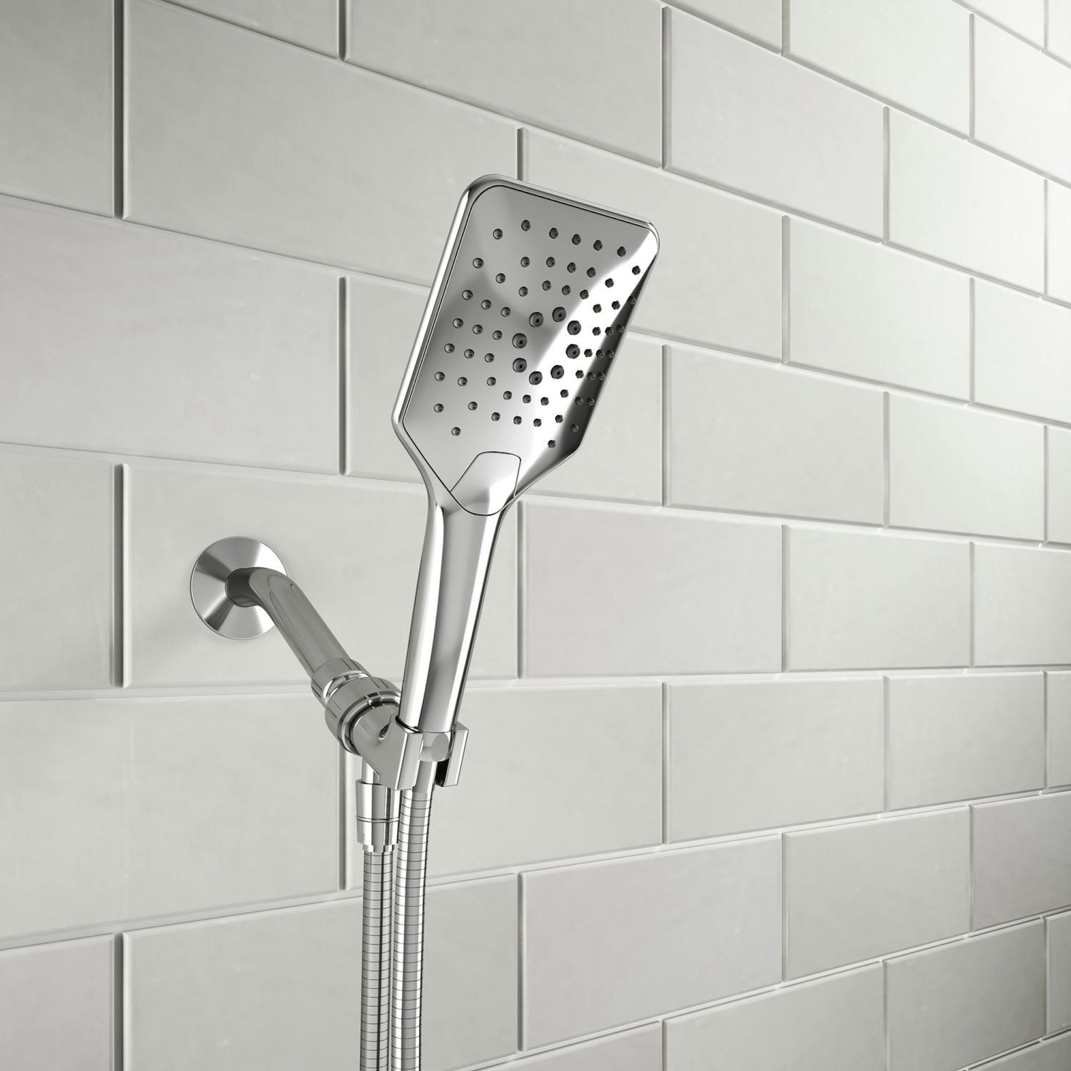 Built-in shower head - J3-20H - JACUZZI - square / hydromassage