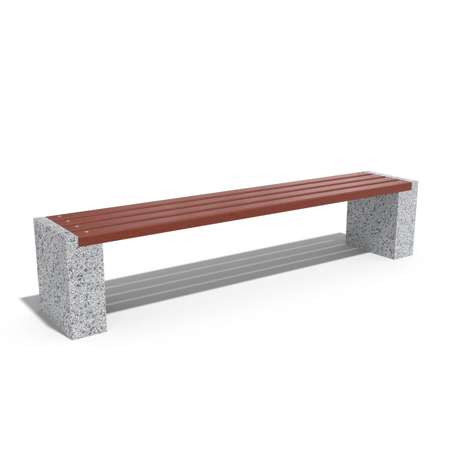 Contemporary public bench - 238 - Encho Enchev - ETE - wooden / high ...