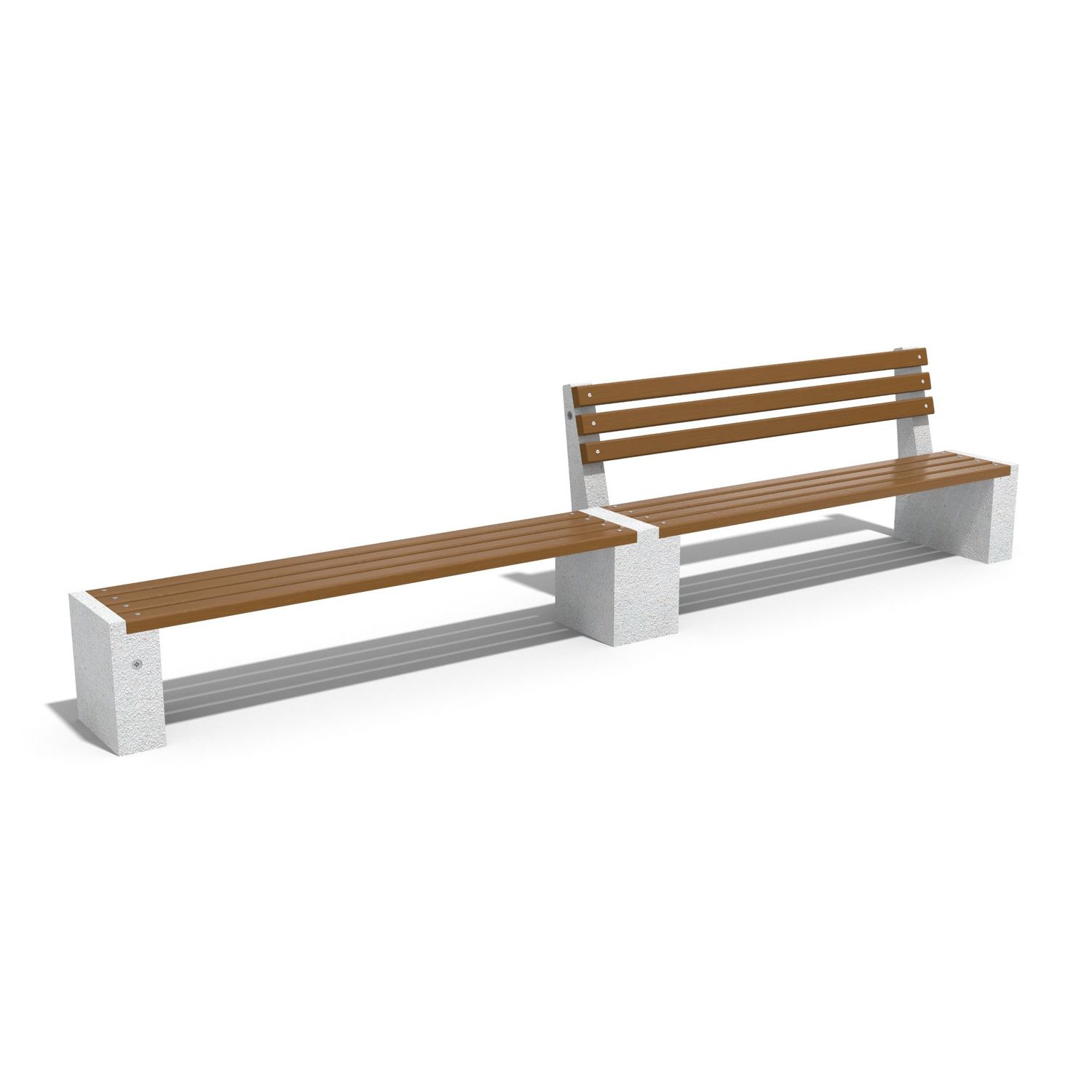 Contemporary public bench - 239 - Encho Enchev - ETE - pine / solid ...