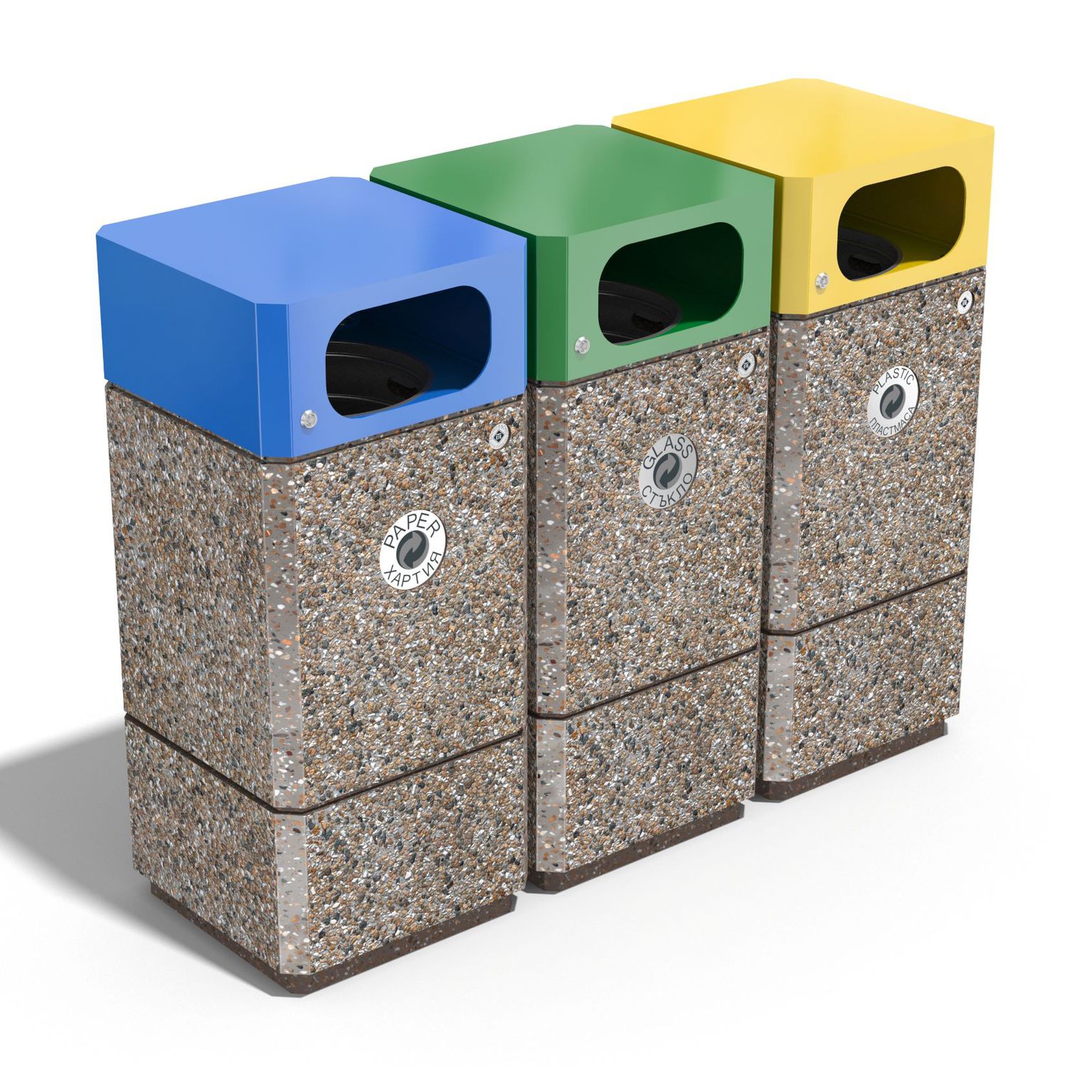 Public trash can - 182 R - Encho Enchev - ETE - free-standing ...