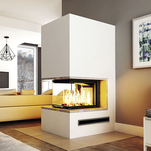 Kit fireplace - HI-Pure Extra 3PLUh - desayo - wood-burning / self ...