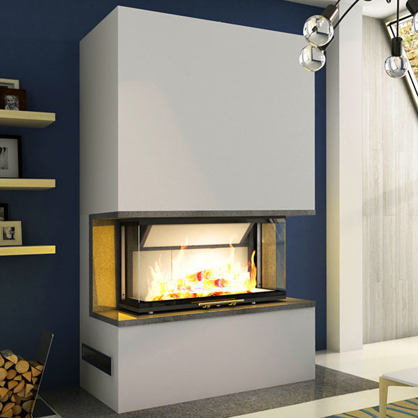 Kit fireplace - HI-Pure Extra V2 3BTh - desayo - wood-burning / self ...